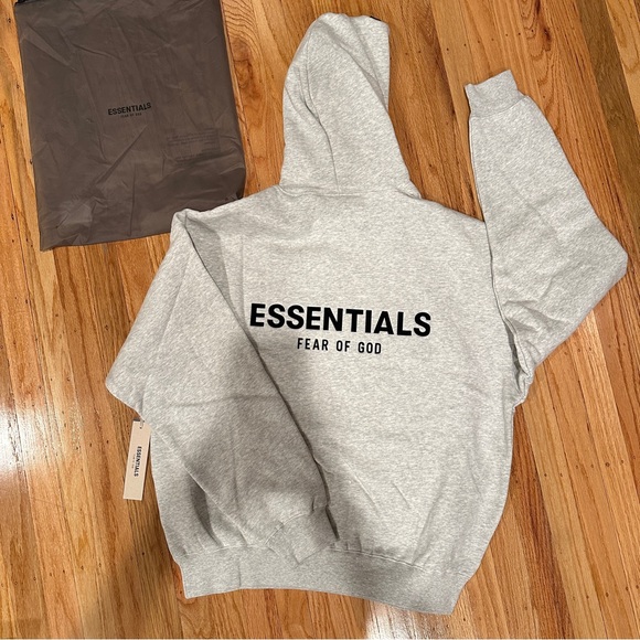 Essentials | Sweaters | Essentials Fear Of God Hoodie Light Oatmeal ...